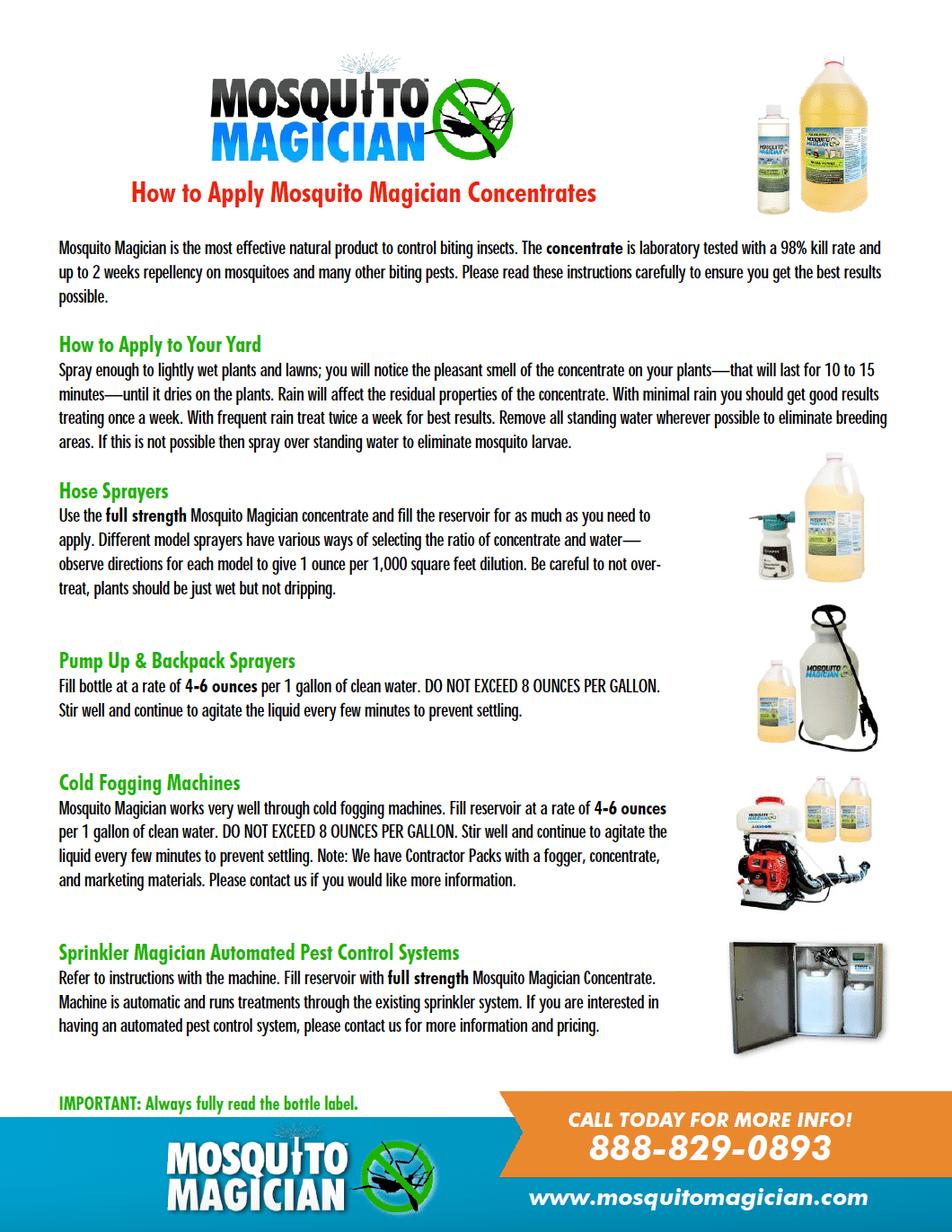 HOW TO APPLY FLYER | Sprinkler Magician